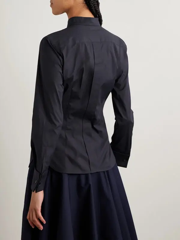 Max Mara Arduino Cotton-blend Poplin Shirt