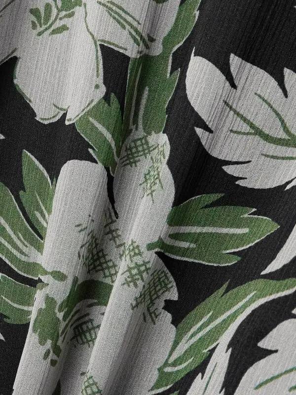 Loewe Off-the-shoulder Floral-print Midi Dress