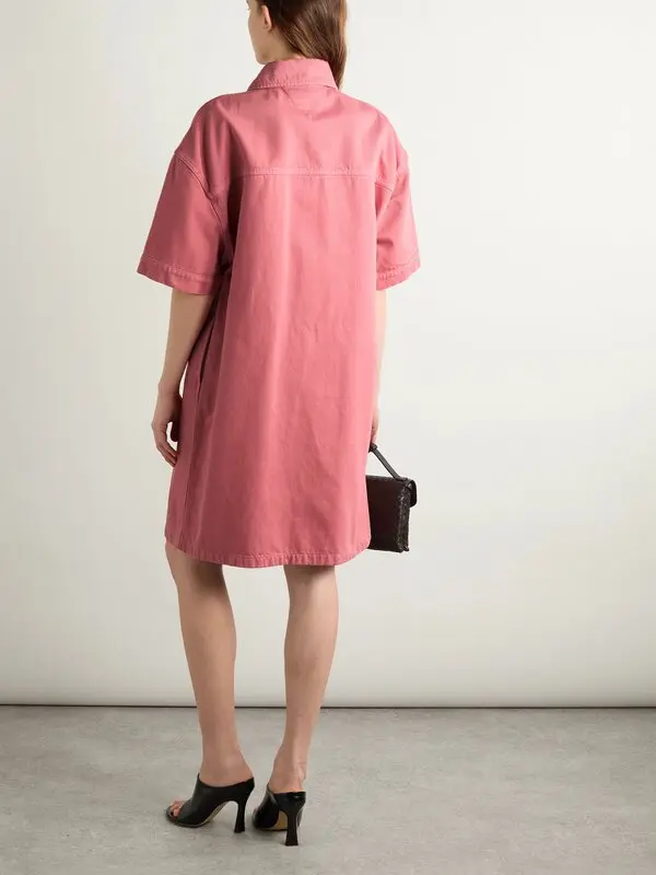 Bottega Veneta Oversized Denim Shirt Dress