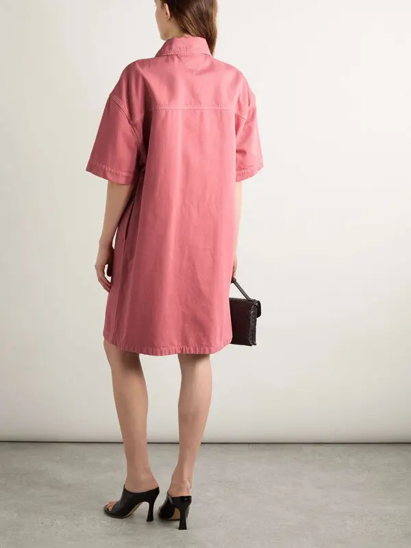 Bottega Veneta Oversized Denim Shirt Dress