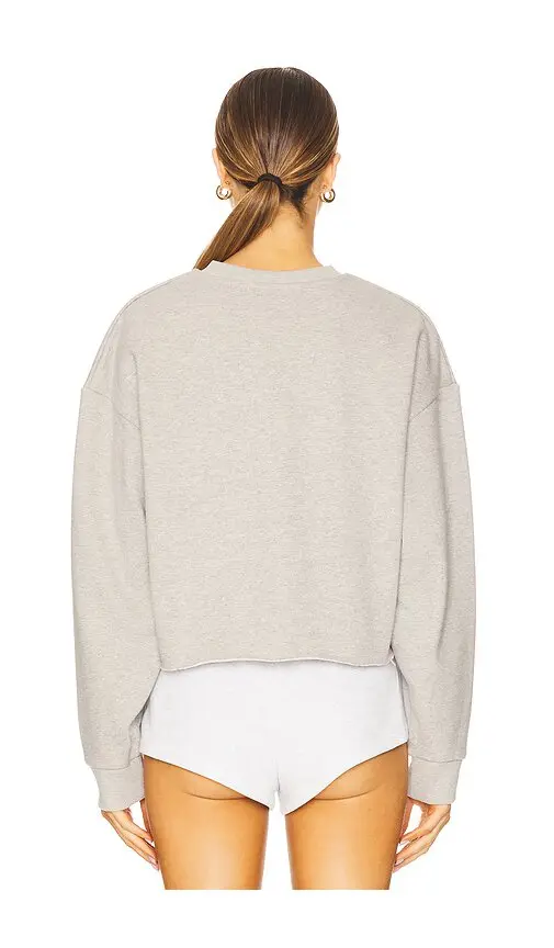 FAVORITE DAUGHTER Cropped Collegiate Sweatshirt