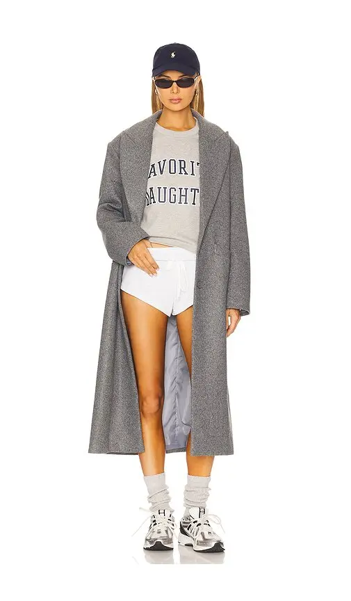 FAVORITE DAUGHTER Cropped Collegiate Sweatshirt