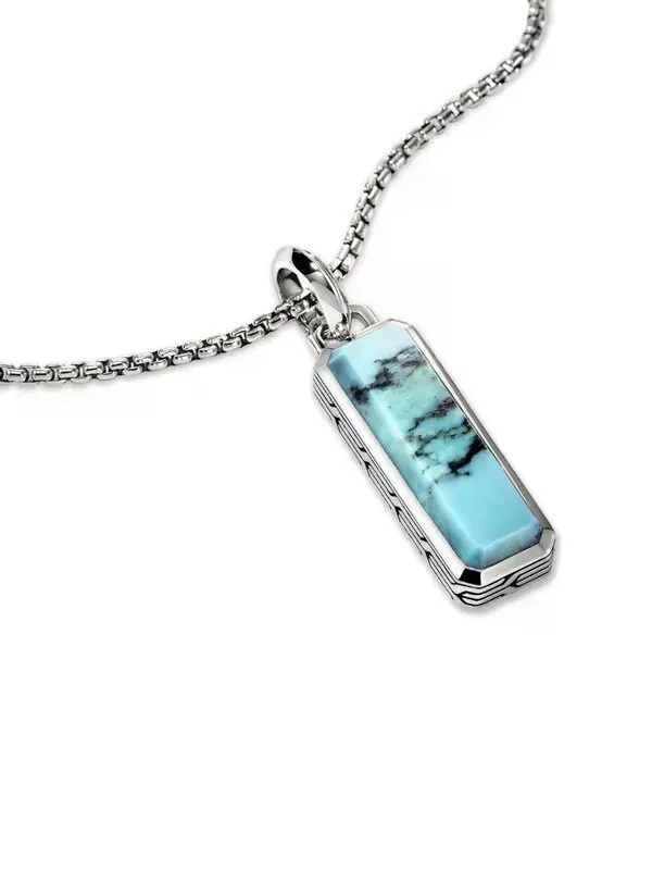 John Hardy Talisman Turquoise Necklace - Silver