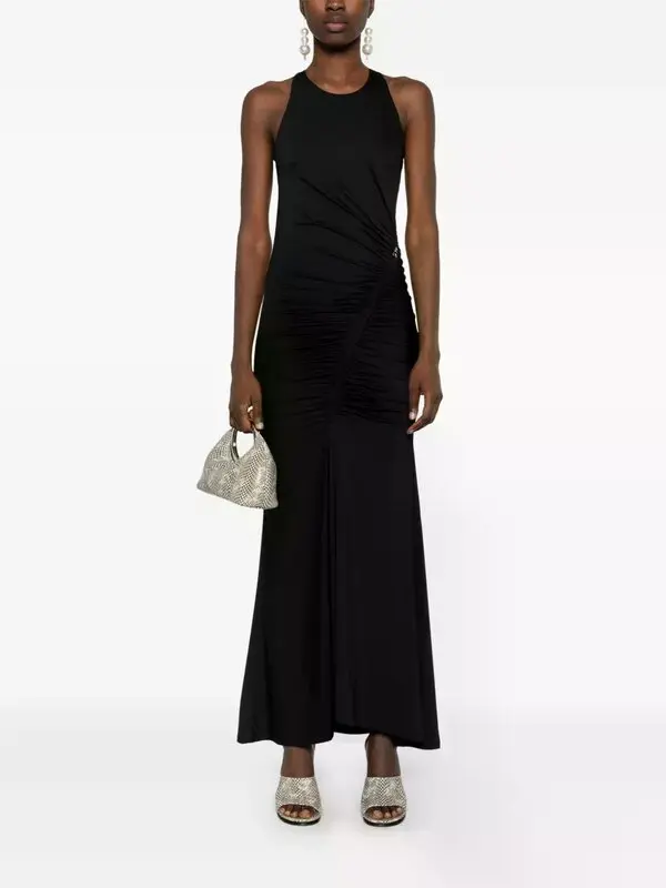 Patrizia Pepe Ruched Maxi Dress