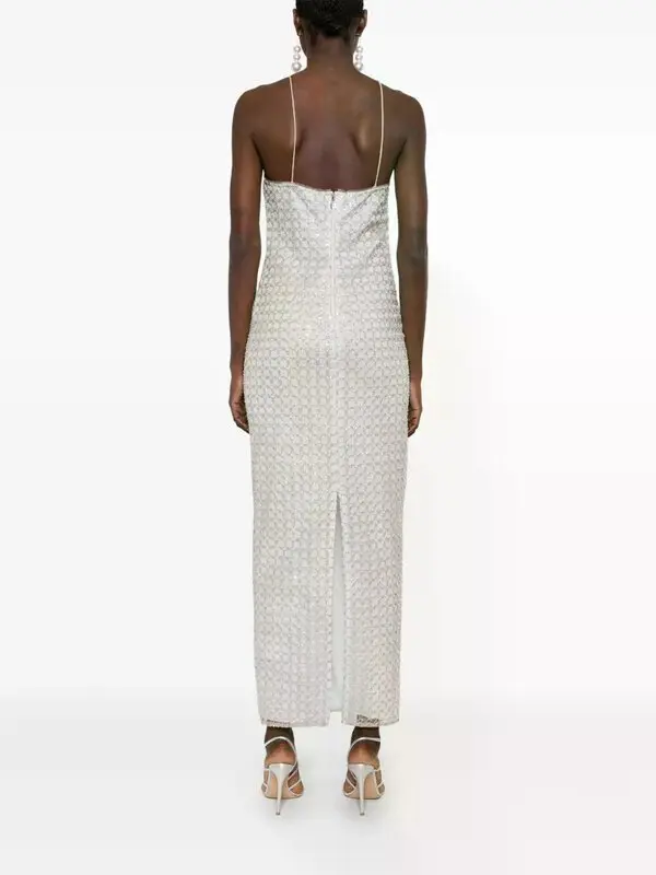 ROTATE BY BIRGER CHRISTENSEN Beaded Maxi Dress