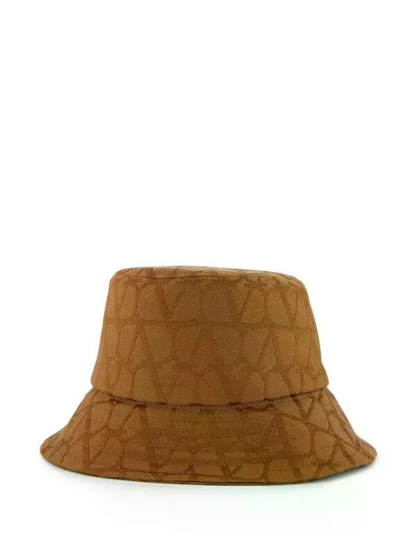 Valentino Garavani Vlogo Bucket Hat - Brown
