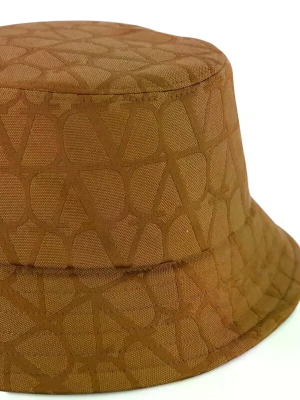 Valentino Garavani Vlogo Bucket Hat In Brown - 22% Off  display picture 3