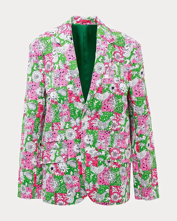 Lilly Pulitzer® Flagler Blazer - Cherry Blossom Pink Lil Chicken Check