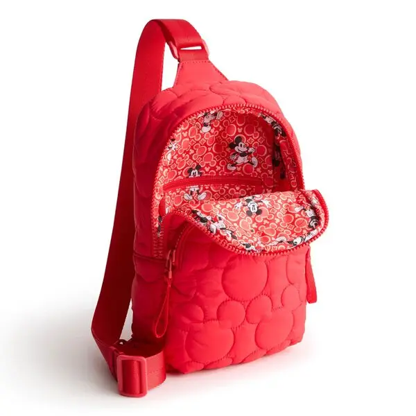 VERA BRADLEY Disney Lorman Sling Backpack - Red