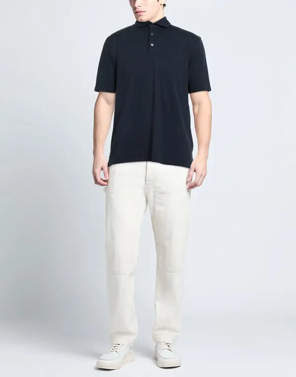FILIPPO DE LAURENTIIS Polo Shirt Size Cotton - Navy