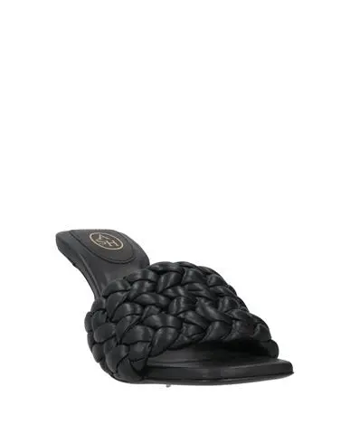 Ash Coated Fabric Slide Sandals