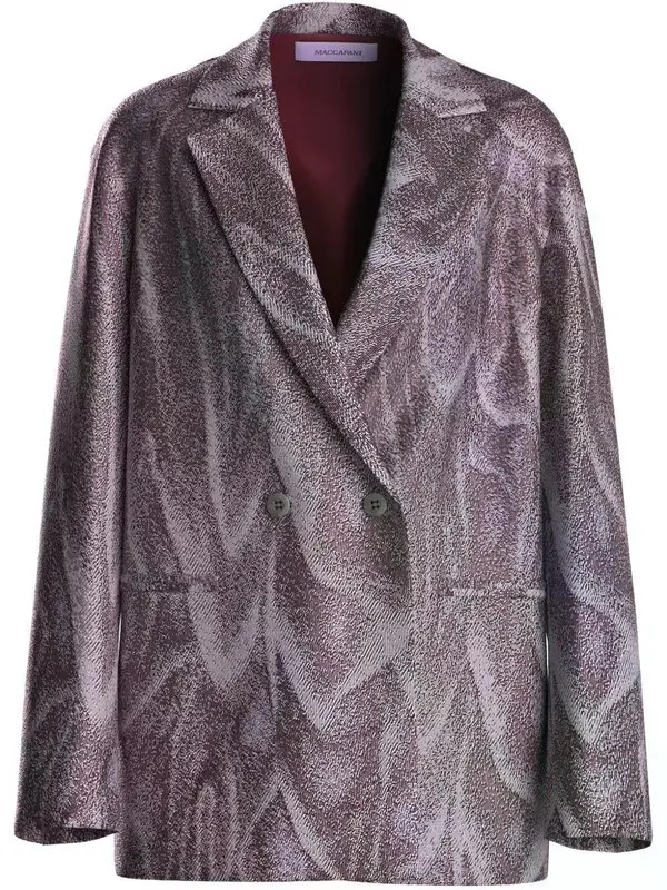 MARGHERITA MACCAPANI Tats Blazer - Purple