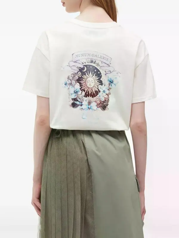 MUSIUM DIV. Cotton T-shirt - Neutrals