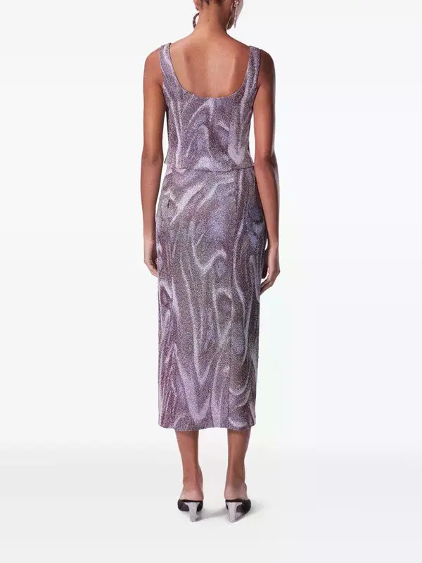 MARGHERITA MACCAPANI Scio Midi Skirt - Purple