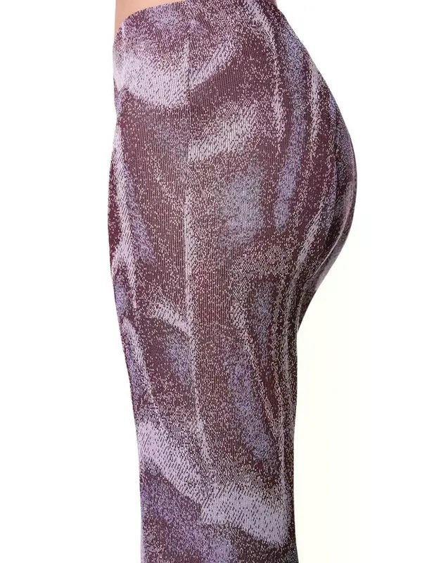 MARGHERITA MACCAPANI Lurex-jacquard Trousers - Purple