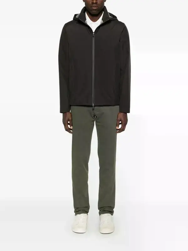 Herno Waterproof Hooded Jacket - Brown