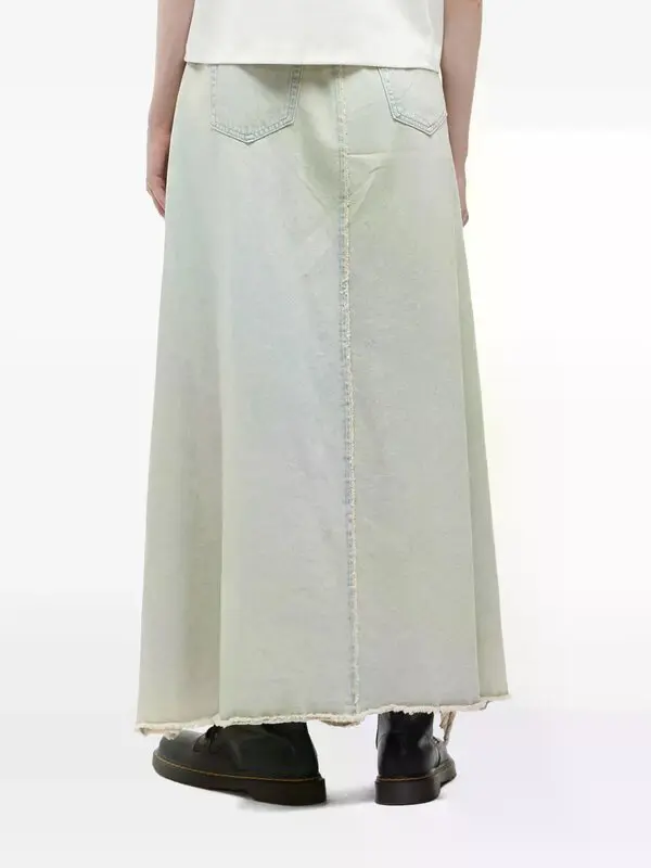 MUSIUM DIV. Distressed Denim Maxi Skirt