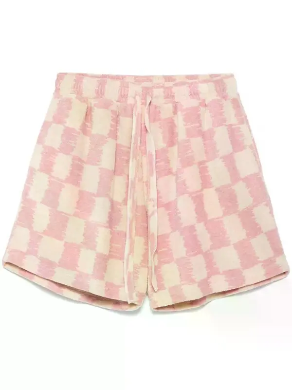 BONSAI Checkerboard Shorts - Neutrals