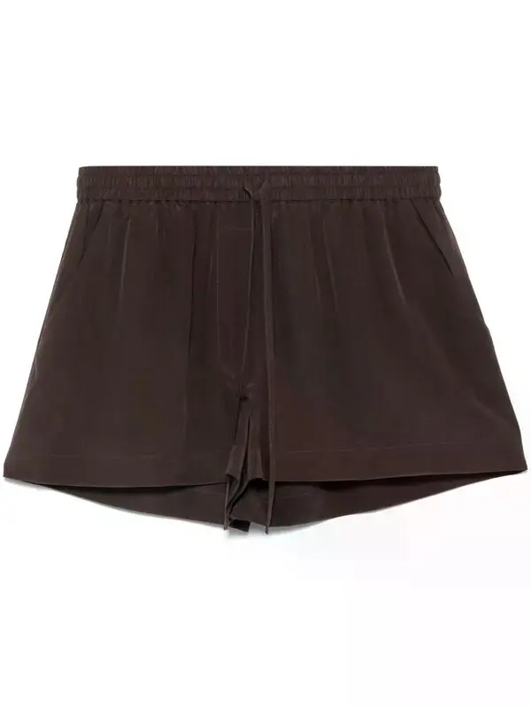 P.a.r.o.s.h Silk Shorts - Brown