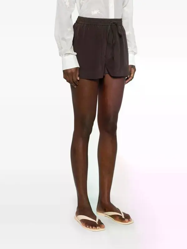 P.a.r.o.s.h Silk Shorts - Brown