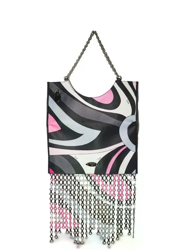 Emilio Pucci Marmo-print Folded Shoulder Bag