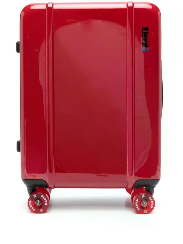 FLOYD Logo-tape Cabin Luggage Bag - Red