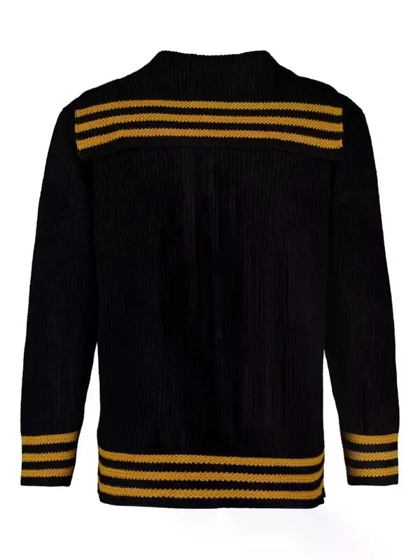 BODE Striped Knit Sweater