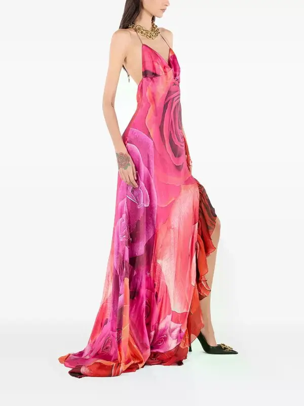 Roberto Cavalli Floral-print Maxi Dress