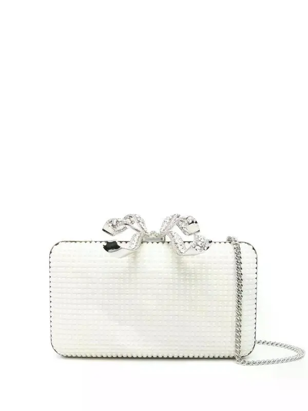 SELF-PORTRAIT Pearl Box Clutch