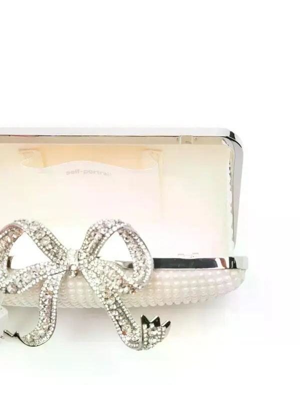SELF-PORTRAIT Pearl Box Clutch