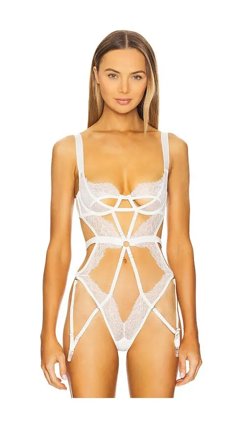 THISTLE AND SPIRE Minna Playsuit - Ivory