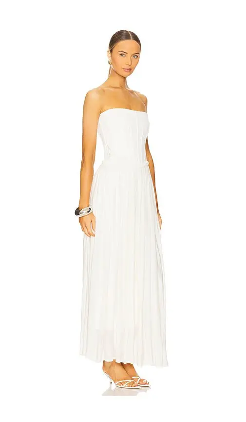 Simkhai Adalys Bustier Midi Dress