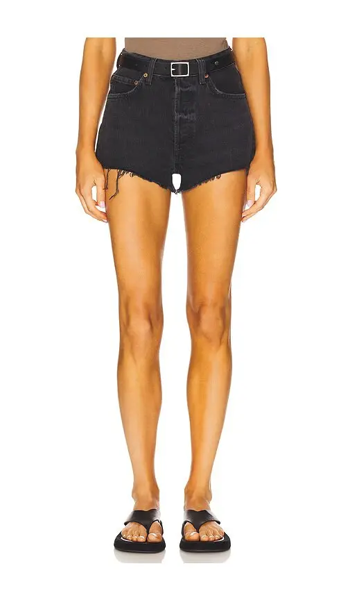 AGOLDE Ridley High Rise Denim Short