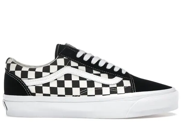 VANS Old Skool 36 Lx Checkerboard Sneakers - White/black