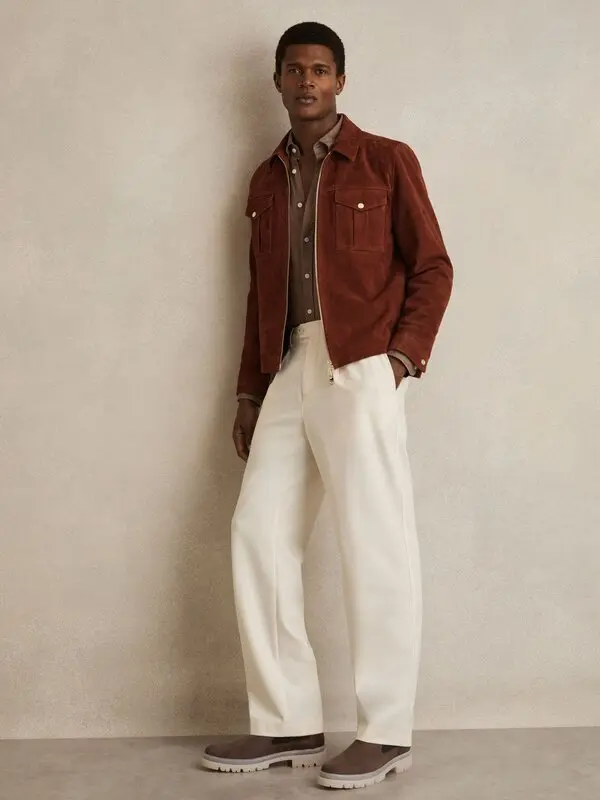 REISS Garry Suede Chelsea Boots