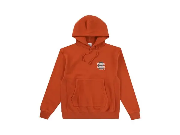 ERIC EMANUEL Ee Basic Hoodie - Orange/grey
