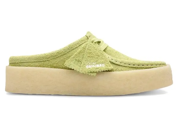 Clarks Originals Wallabee Cup Lo Hairy Suede - Lime