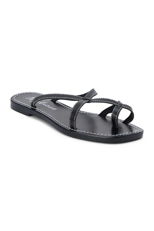 Matisse Melborne Strappy Toe-ring Sandals - Black