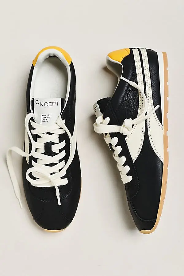 Oncept Essex Suede Ballet Sneakers - Black