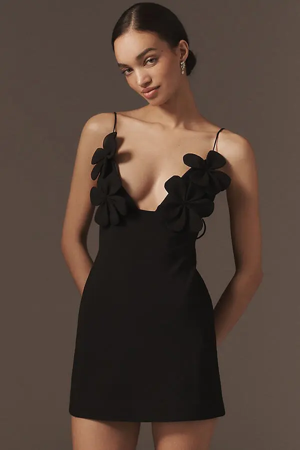 black mini cocktail dress with sleeves Ready For Fun Long Sleeve Mini Dress Black main image 0