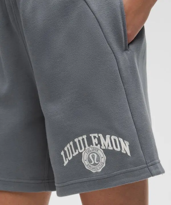 Lululemon Scuba Mid-rise Oversized 7" Short - Solar Grey