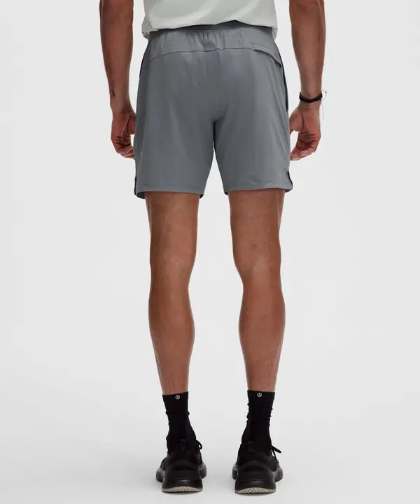 Lululemon License To Train Linerless 7" Short - Solar Grey