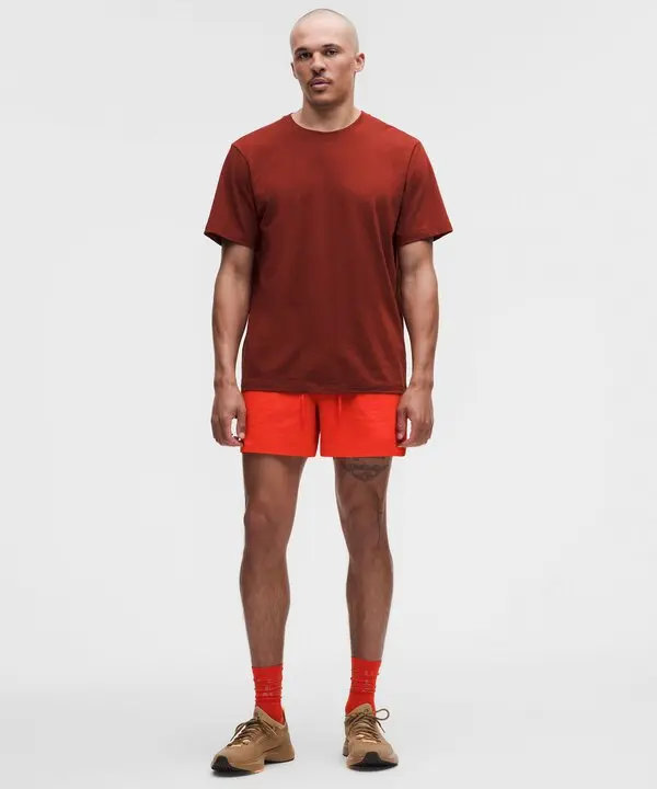 Lululemon License To Train Linerless Short 5 - Cherry Ember