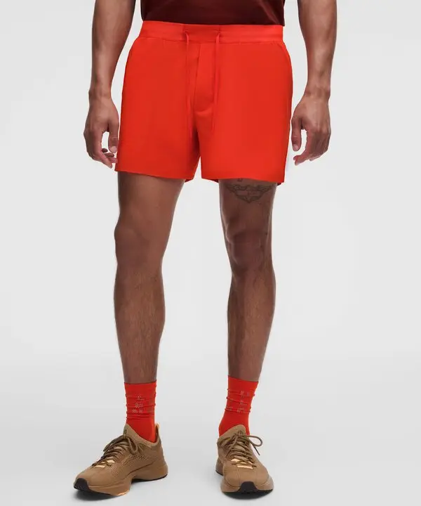 Lululemon License To Train Linerless Short 5 - Cherry Ember