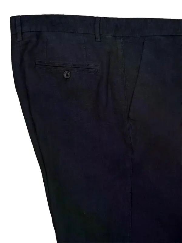 120% Lino Linen Trousers - Blue