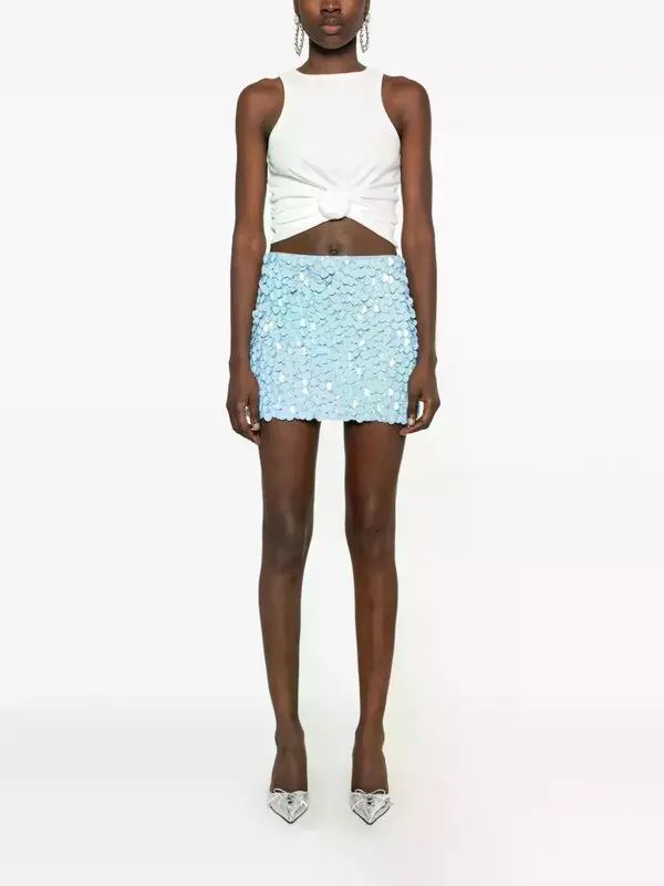 P.a.r.o.s.h Sequined Mini Skirt