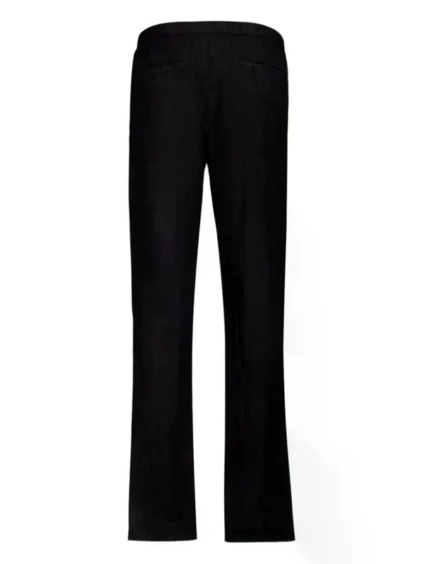 Boglioli Linen Tailored Trousers - Black