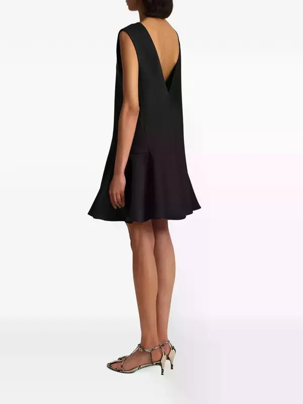 Khaite Mel Mini Dress - Black