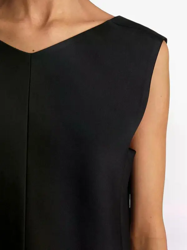 Khaite Mel Mini Dress - Black
