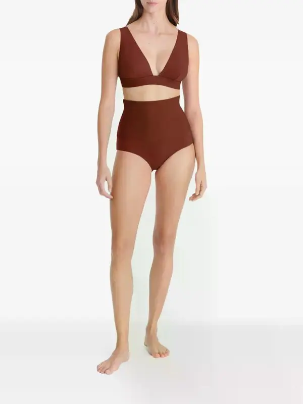 ERES Chrome Bikini Top - Brown